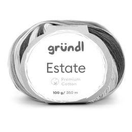 gr&uuml;ndl Estate von Gr&uuml;ndl, Anthrazit/Wei&szlig;/Steingrau/K&uuml;rbis/Gelb, aus Baumwolle