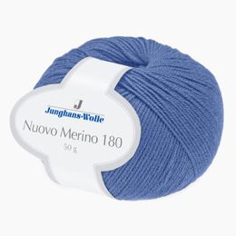 Nuovo Merino 180 von Junghans-Wolle, Blau, aus Schurwolle