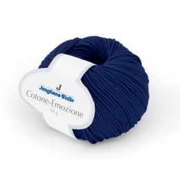 Cotone-Emozione von Junghans-Wolle, Dunkelblau, aus Baumwolle