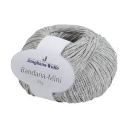 Bandana-Mini von Junghans-Wolle, Silber, aus Baumwolle
