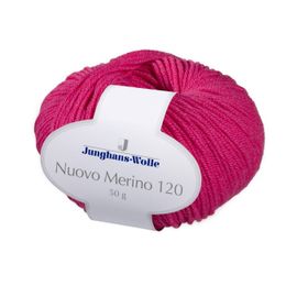 Nuovo Merino 120 von Junghans-Wolle, Pink, aus Schurwolle