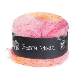 Basta Mista von Lana Grossa, Pfirsich/Apricot/Orange/Rosa/Fuchsia, aus Schurwolle