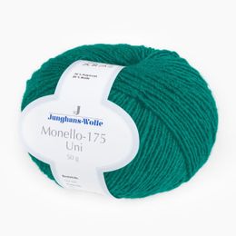 Monello-175 Uni von Junghans-Wolle, Gr&uuml;n, aus Polyacryl