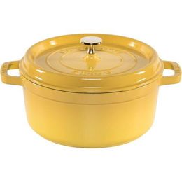 Staub La Cocotte 24cm rund, citron, Gusseisen