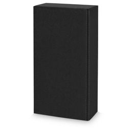 25 x Pr&auml;sentkarton "Natura schwarz" f&uuml;r 2 Flaschen 360 x 180 x 90 mm