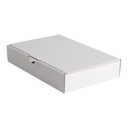 25 x Maxibriefkarton DIN A5 240 x 160 x 45 mm &ndash; wei&szlig;, bis 15 kg belastbar, 1-wellig, Fefco 0426