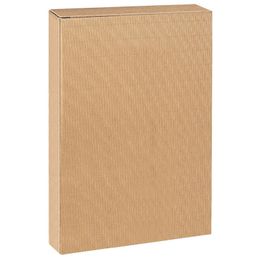 50 x Faltschachtel f&uuml;r 3 Flaschen 235 x 78 x 363 mm (natura)