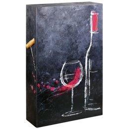 50 x Faltschachtel f&uuml;r 3 Flaschen 235 x 78 x 363 mm "Vino red/white"