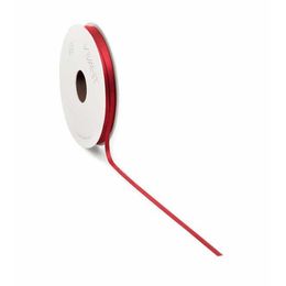Geschenkband aus Satin "Rot" 3 mm x 50 m