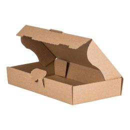 25 x Maxibriefkarton DIN A6 186 x 106 x 34 mm &ndash; braun, portooptimiert, stabil f&uuml;r Dokumente und Waren