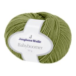 Babyboomer von Junghans-Wolle, Oliv, aus Polyacryl