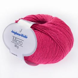 Micro von Junghans-Wolle, Himbeere, aus Polyacryl