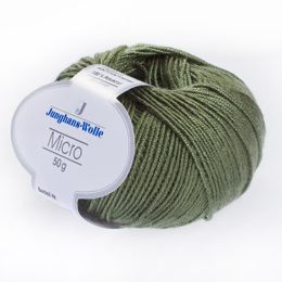 Micro von Junghans-Wolle, Oliv, aus Polyacryl