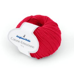 Cotone-Emozione von Junghans-Wolle, Rot, aus Baumwolle