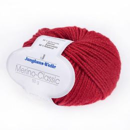 Merino-Classic von Junghans-Wolle, Knallrot, aus Schurwolle