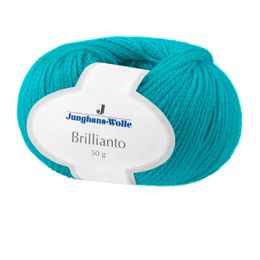 Brillianto von Junghans-Wolle, T&uuml;rkis, aus Baumwolle