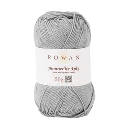 Summerlite 4ply von ROWAN, Still Grey, aus Baumwolle