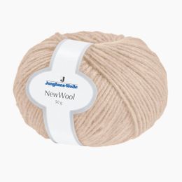 NewWool von Junghans-Wolle, Sand, aus Schurwolle