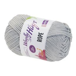 Rope von Woolly Hugs, Hellgrau, aus Polyester