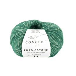 Puro Cotone von Katia, Kieferngr&uuml;n, aus Baumwolle
