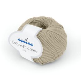 Cotone-Emozione von Junghans-Wolle, Beige, aus Baumwolle