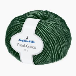 Wool-Cotton von Junghans-Wolle, Gr&uuml;n, aus Baumwolle