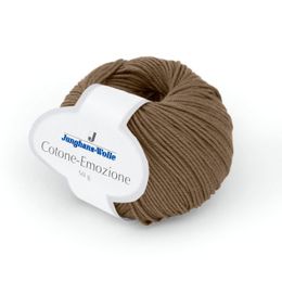 Cotone-Emozione von Junghans-Wolle, Braun, aus Baumwolle