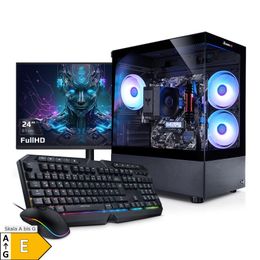 Weinhaus Markus Kiebel PC Set mit 23.8 Zoll TFT Online Allround AMD Ryzen 7 5700G, 16GB DDR4, AMD Radeon Grafik, 500GB SSD, Windows 11