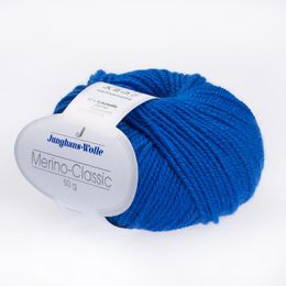 Merino-Classic von Junghans-Wolle, Kobalt, aus Schurwolle