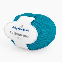 Cottonprima von Junghans-Wolle, Petrol, aus Baumwolle