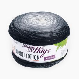 Bobbel Cotton von Woolly Hugs, Schwarz/Grau, aus Baumwolle