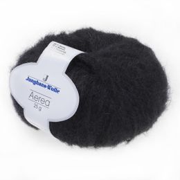 Aerea von Junghans-Wolle, Schwarz, aus Wolle