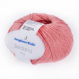 Seidana von Junghans-Wolle, Lachs, aus Polyacryl
