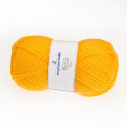 Poco von Junghans-Wolle, Gelb, aus Polyacryl