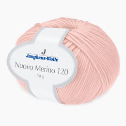 Nuovo Merino 120 von Junghans-Wolle, Puder, aus Schurwolle