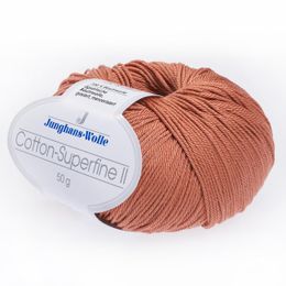 Cotton-Superfine II von Junghans-Wolle, Rost, aus Baumwolle