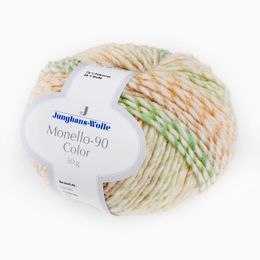 Monello-90 Color von Junghans-Wolle, Silber/Creme, aus Polyacryl