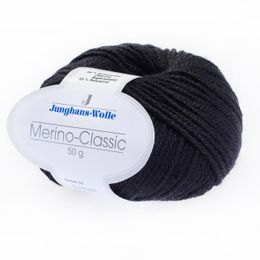 Merino-Classic von Junghans-Wolle, Schwarz, aus Schurwolle