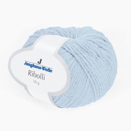 Ribolli von Junghans-Wolle, Bleu, aus Baumwolle