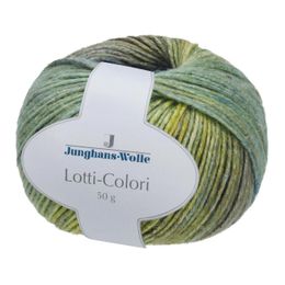 Lotti-Colori von Junghans-Wolle, Gr&uuml;ne-Gr&uuml;tze, aus Baumwolle