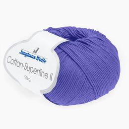 Cotton-Superfine II von Junghans-Wolle, Violett, aus Baumwolle