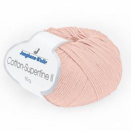 Cotton-Superfine II von Junghans-Wolle, Lachs, aus Baumwolle