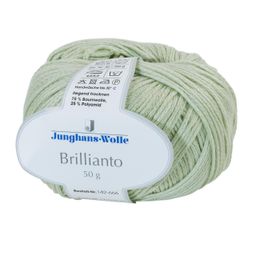 Brillianto von Junghans-Wolle, Pastellgr&uuml;n, aus Baumwolle