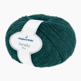 Fenella von Junghans-Wolle, Flaschengr&uuml;n, aus Alpaka