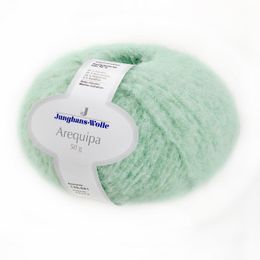 Arequipa von Junghans-Wolle, Hellgr&uuml;n, aus Alpaka