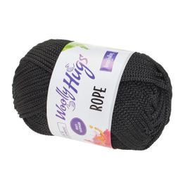 Rope von Woolly Hugs, Schwarz, aus Polyester