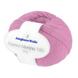 Nuovo Merino 180 von Junghans-Wolle, Rosa, aus Schurwolle