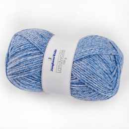 Landwolle von Junghans-Wolle, Bleu, aus Schurwolle