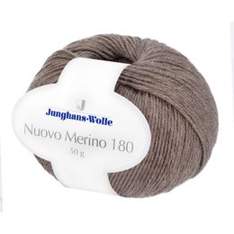 Nuovo Merino 180 von Junghans-Wolle, Braun, aus Schurwolle