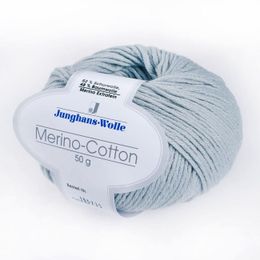 Merino-Cotton von Junghans-Wolle, Silber, aus Schurwolle